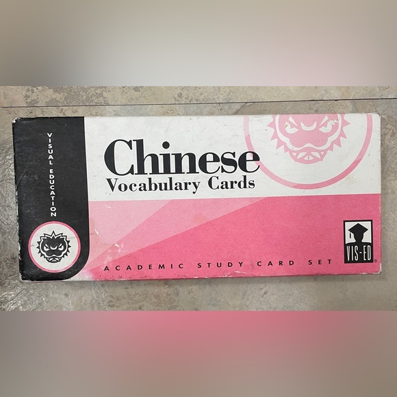 Other | Visual Education Chinese Vocabulary Cards This Set Of 100 Cards ...